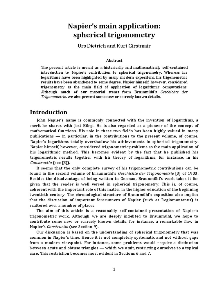 Kurt Girstmair Napier400Memorial Napier - Spherical KLK 20160730 ...