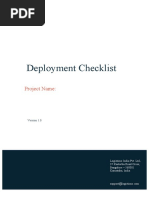 Database Migration Audit Checklist | PDF | Databases | Computer Data