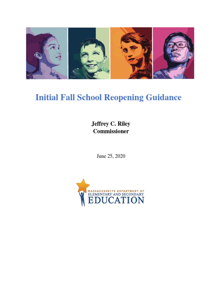 Fall School Reopening Guide | PDF | Hand Washing | Schools