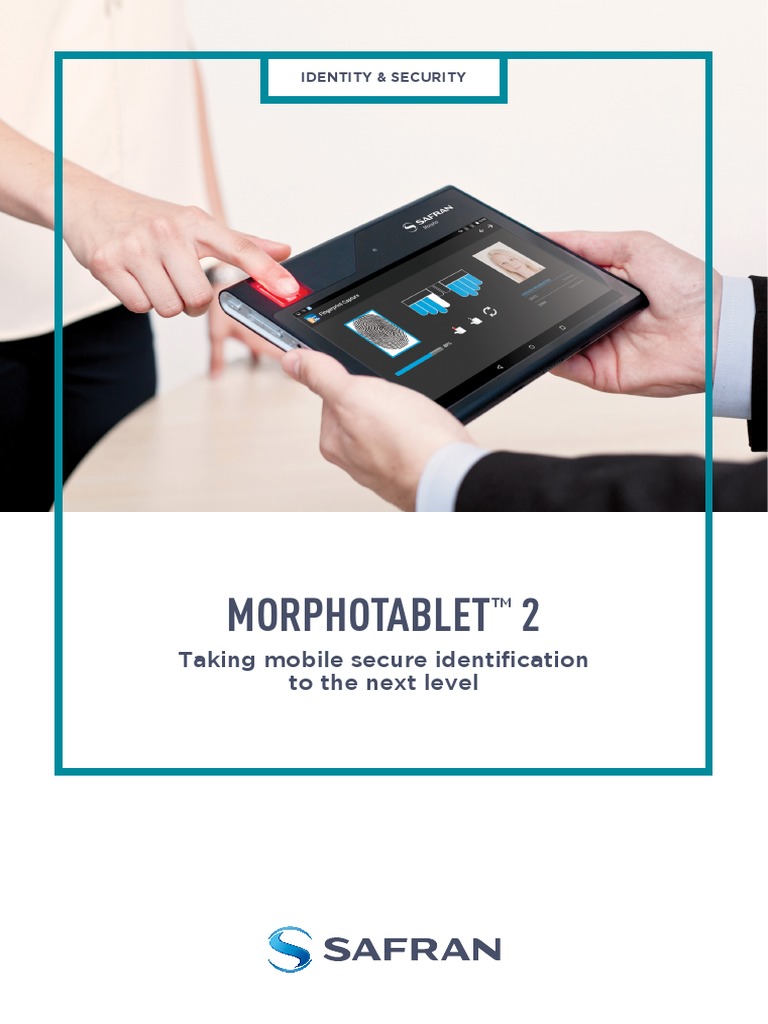 Morphotablet 2: Taking Mobile Secure Identification To The Next Level ...