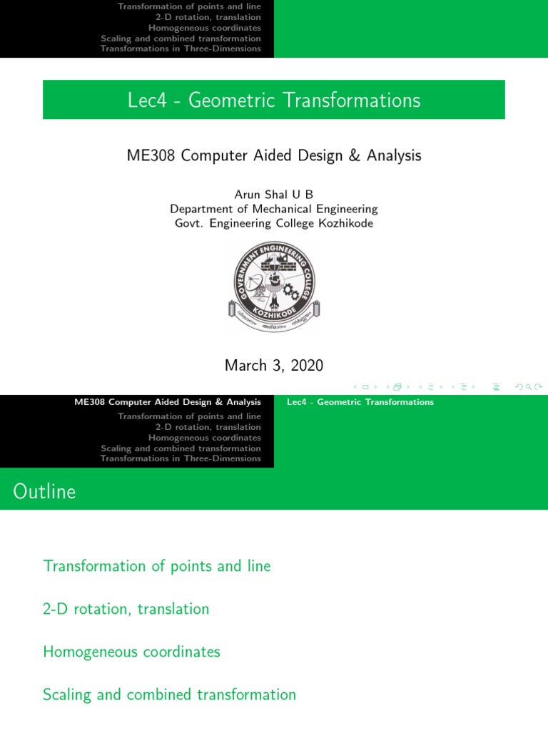 Lec4 Pdf Pdf 2 D Computer Graphics Cartesian Coordinate System