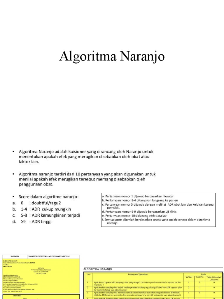 Algoritma Naranjo | PDF