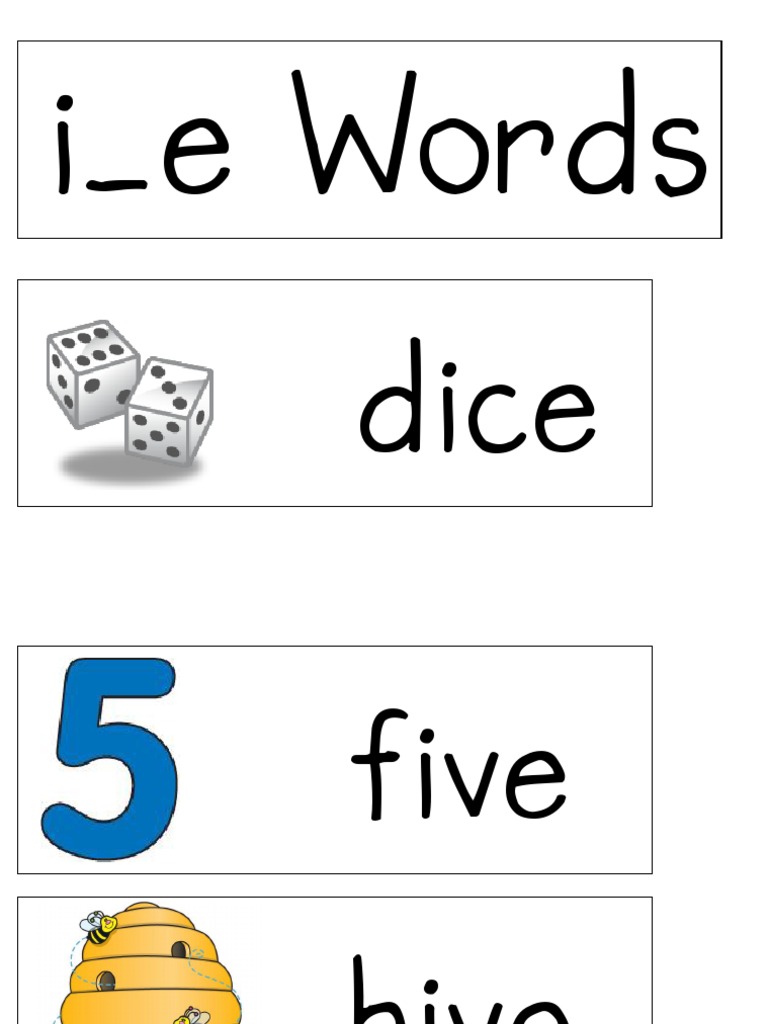 I - e Word Poster | PDF