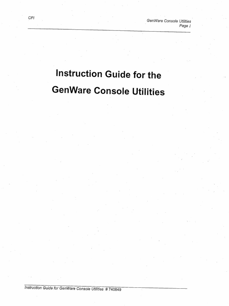 Genware PDF | PDF