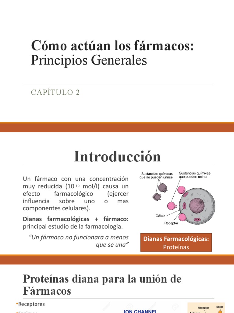 Cómo Actúan Los Fármacos - Cap 2 RyD | PDF | Receptor Antagonista | Receptor (Bioquímica)