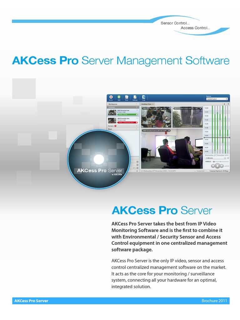 AKCess Pro Server Brochure | PDF | Access Control | Server (Computing)