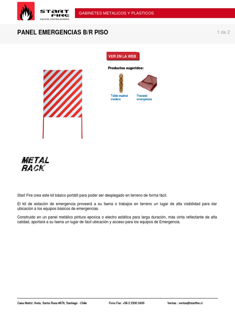 Gabinete de emergencia para equipos de rescate y protección | PDF | El ...