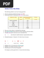 Drain Pipe Slope Calculation | PDF | Pipe (Fluid Conveyance) | Slope