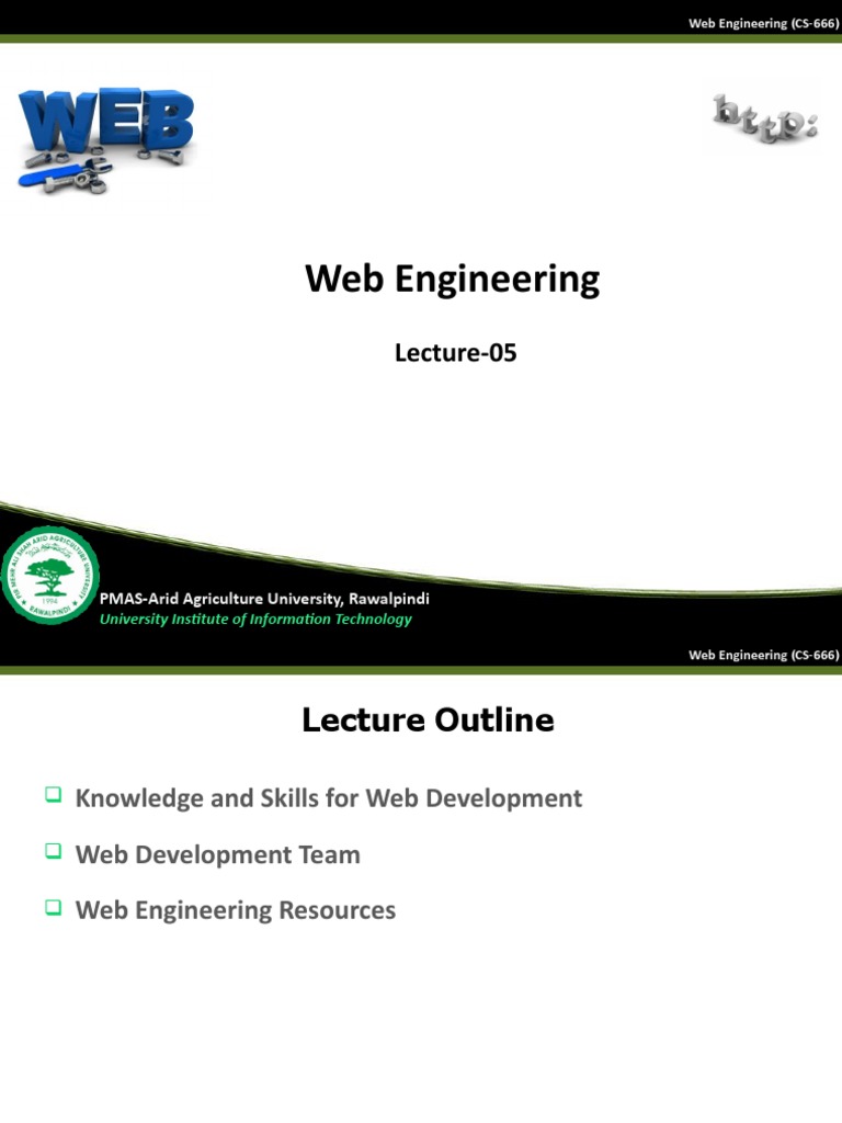 Web Engineering Lec 05 | PDF | Web Development | World Wide Web