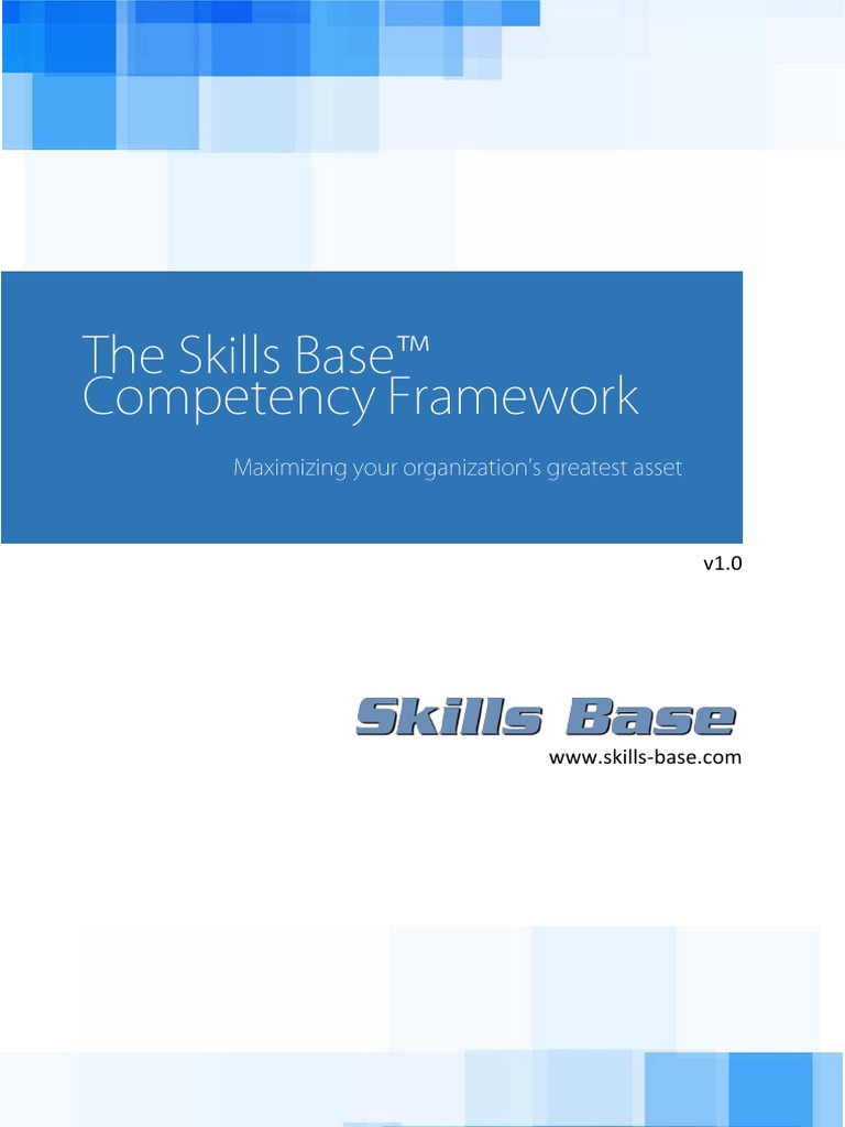 The Skills Base™ Competency Framework v1.0 Page 1 of 14 | PDF ...