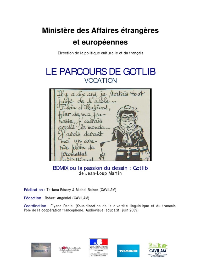 Vocation Gotlib | PDF | Bandes dessinées belges | BD
