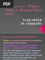 COOKERY 10 Quarter 3 LAS Number 1 | PDF | Stock (Food) | Cooking