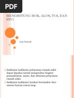 Rumus Penghitungan BOR | PDF | Metode & Bahan Ajar