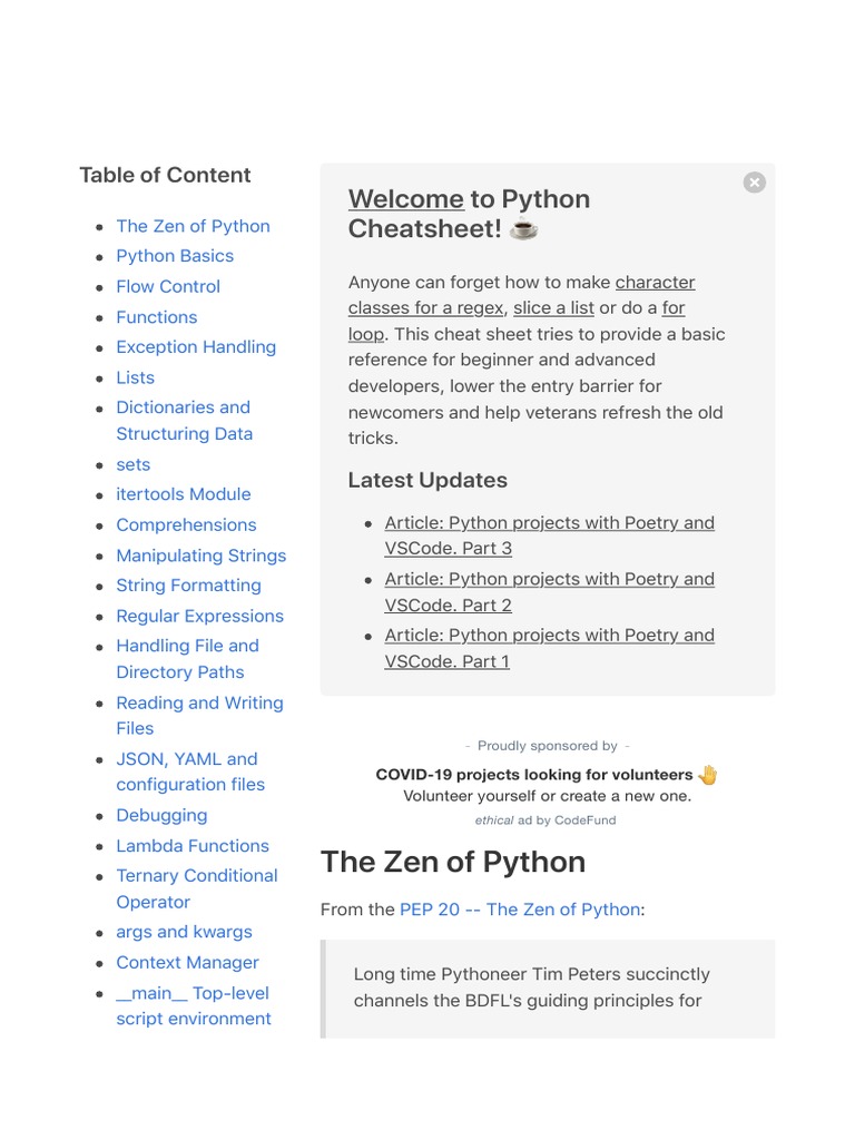 Python Cheatsheet Python Cheatsheet Pdf Pdf Boolean Data Type 1788