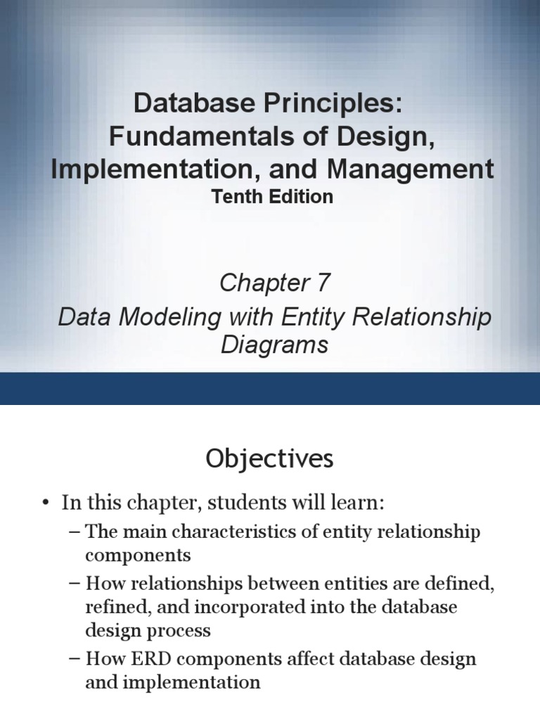 Database Principles: Fundamentals of Design, Implementation, and Management | PDF | Object ...