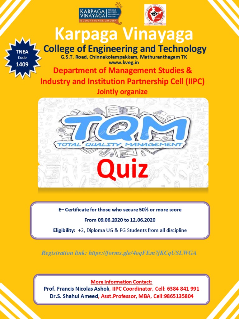 Karpaga Vinayaga: College of Engineering and Technology | PDF