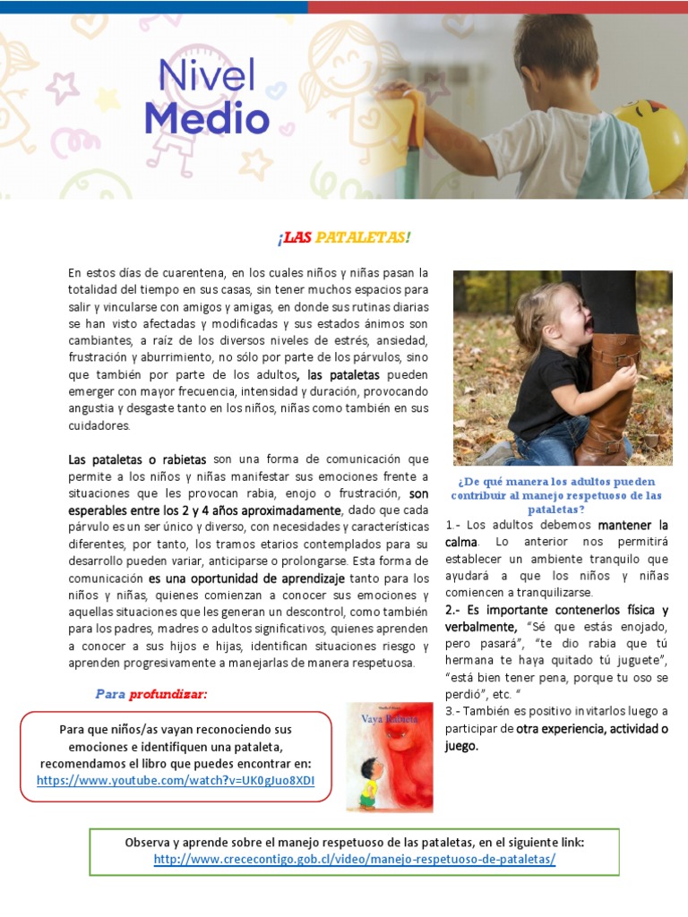 Manejo Respetuoso de Pataletas | PDF | Ira | Las emociones Manejo Respetuoso de Pataletas | PDF | Ira | Las emociones