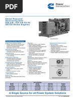 Generator Set Data Sheet | PDF | Radiator | Diesel Engine