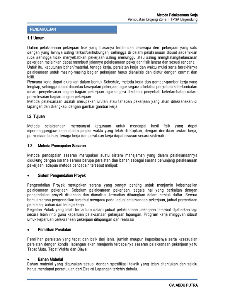 Tahapan Pelaksanaan Gabion | PDF | Teknologi & Rekayasa