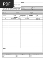 PT NDT Sample Test Report Format PDF | PDF