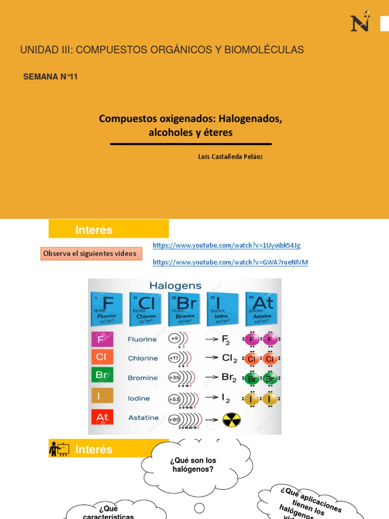 Compuestos Oxigenados: Halogenados, Alcoholes y Éteres | PDF | Etanol ...