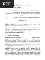 Revised - REGULARIZATION CONTRACT - DRAFT | PDF | Employment | Private Law