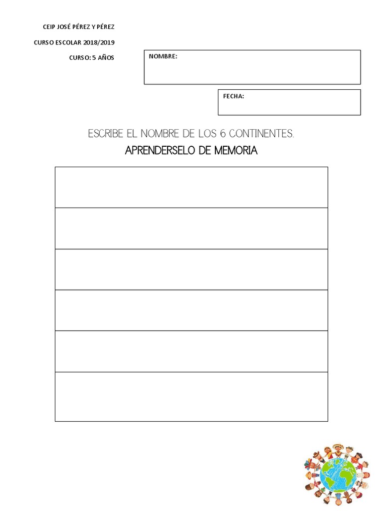 Proyecto Viajamos Por El Mundo. Tareas | PDF