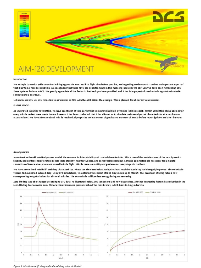 Dcs Amraam Dev Report En Pdf Drag Physics Rocket Engine
