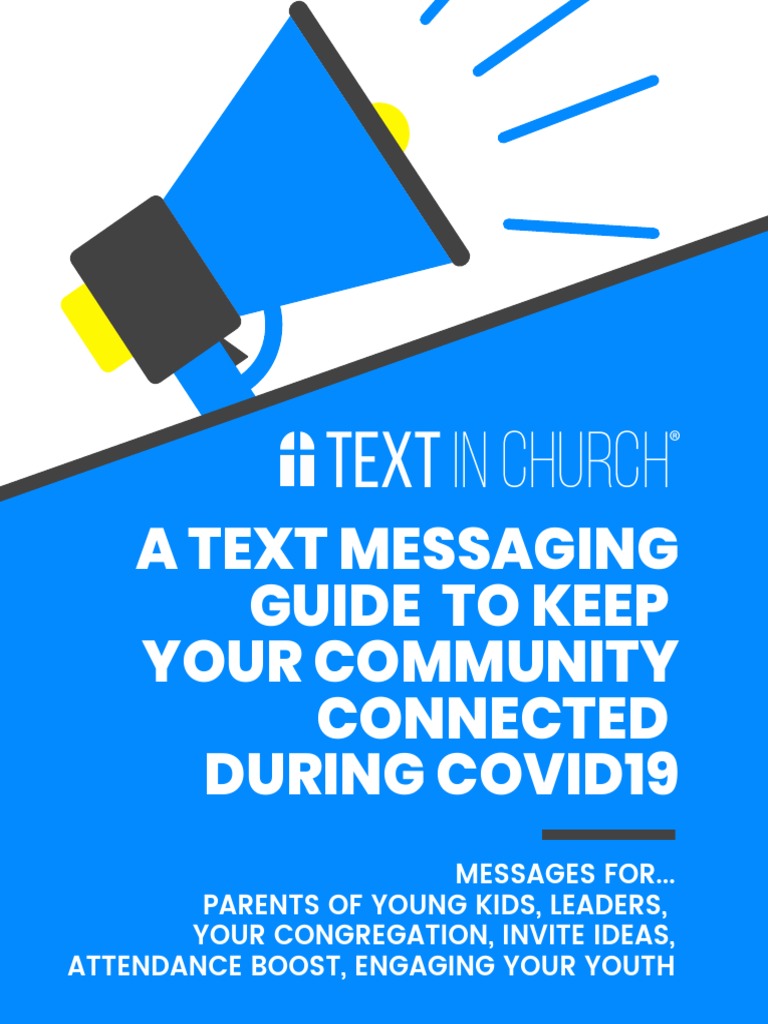 A Text Messaging Guide To Keep Your Community Connected During Covid19 ...