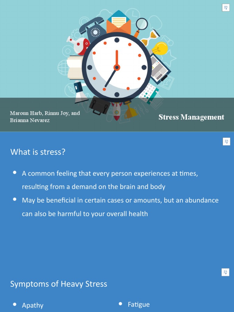 Stress Management Presentation | PDF