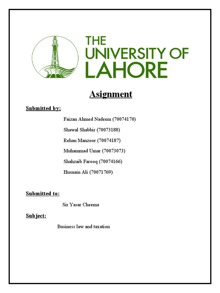 Asignment Business Law | PDF | Law Of Agency | Common Law