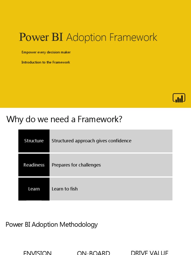1.2 Power BI Adoption - Introduction To The Framework | PDF ...