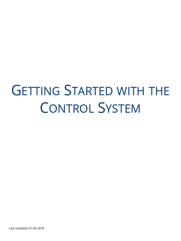Getting Started With The Control System | PDF | Integrated Development Environment | Eclipse ...