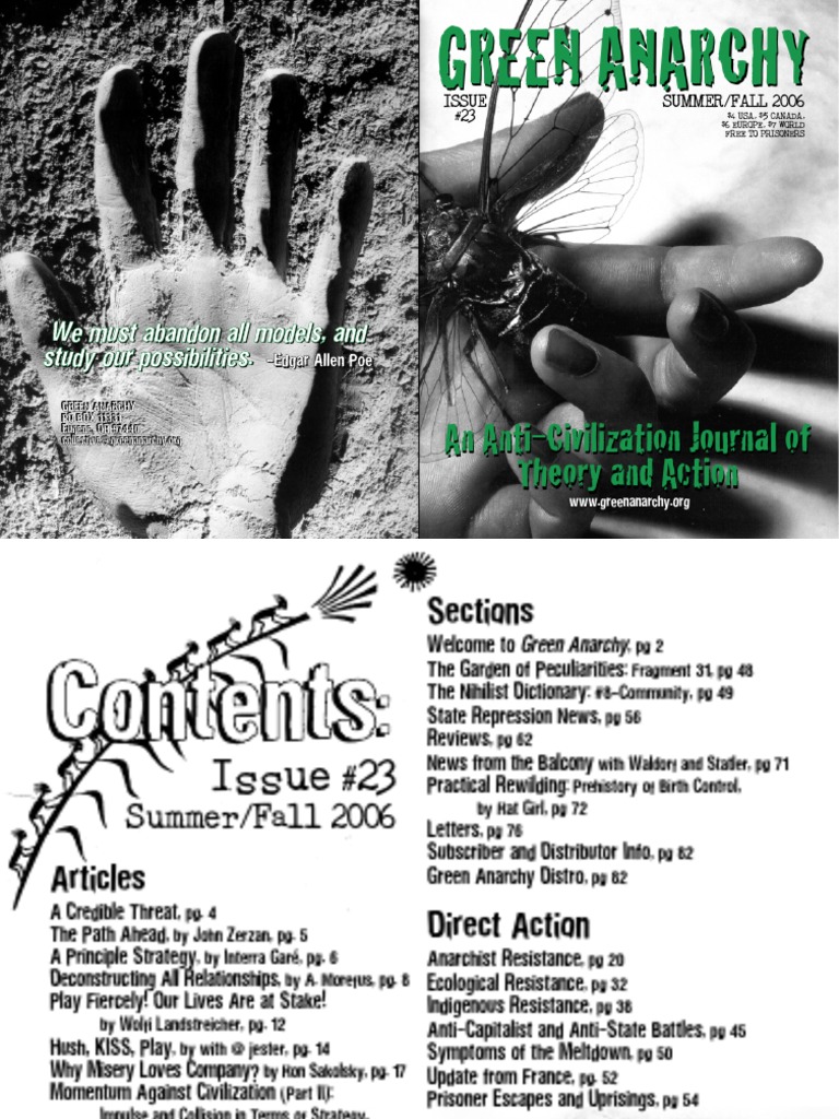Greenanarchy 23 | PDF | Anarchy | Philosophical Theories