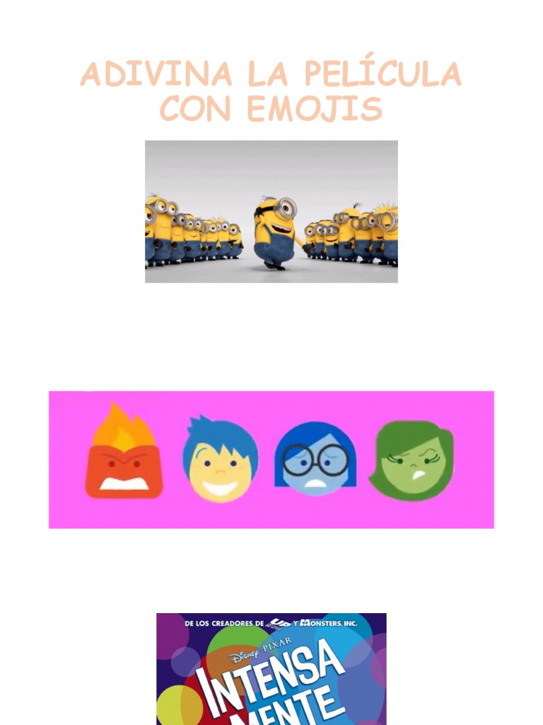 Adivina La Película Con Emojis | PDF