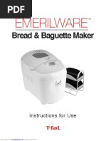 Neretva PE8866 Bread Machine Instruction Booklet | PDF | Breads | Dough