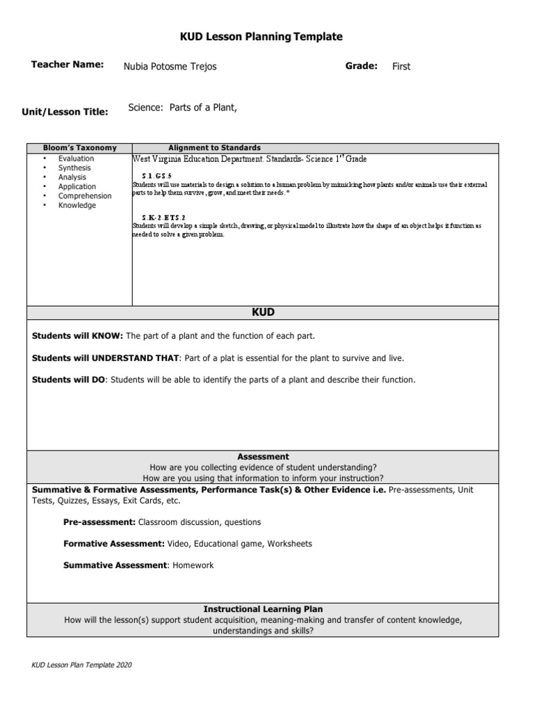 Lesson Plan 2 Educ 301 | PDF | Lesson Plan | Educational Assessment