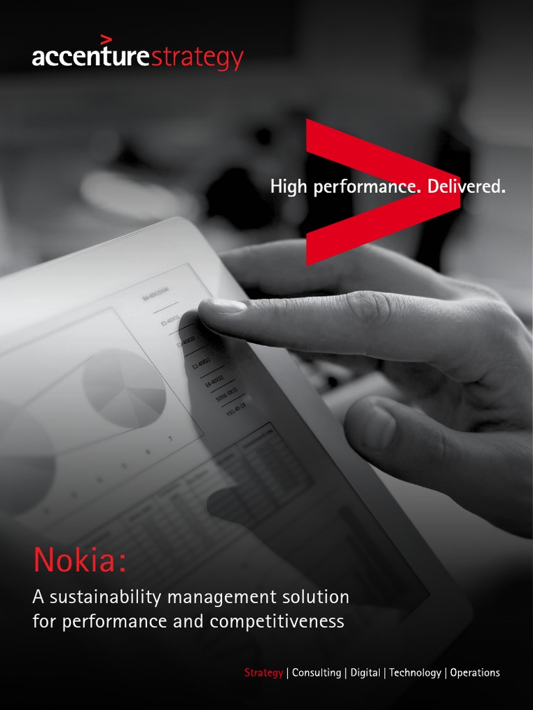 Nokia:: A Sustainability Management Solution For Performance and ...