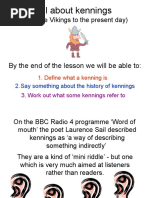 Kennings Definition + Examples | PDF | Poetry | Linguistics