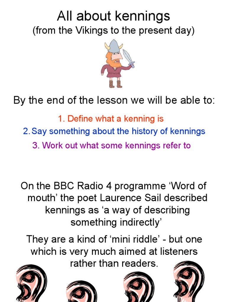Kennings | PDF | Linguistics | Semiotics