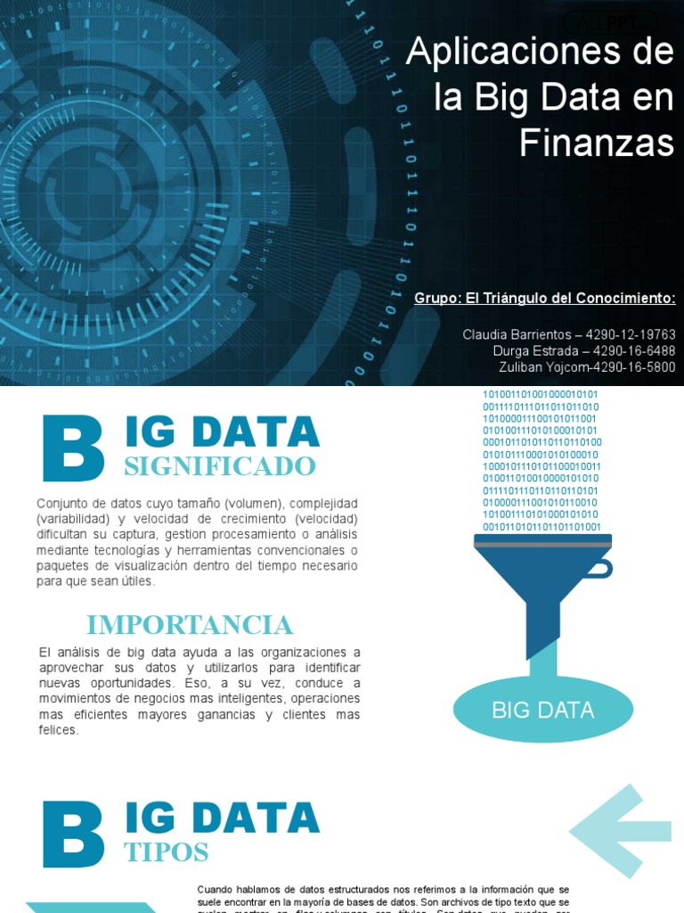 Aplicaciones de La Big Data en Finanzas | PDF | Big Data | Apache Hadoop