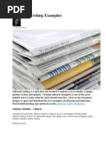 Lecture 8 Examples of Feature Writing | PDF | Narrative | News