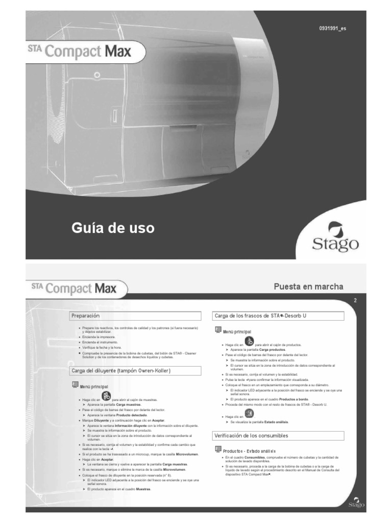 Guia de Rápida Compact Max | PDF | Calibración | Derechos de autor