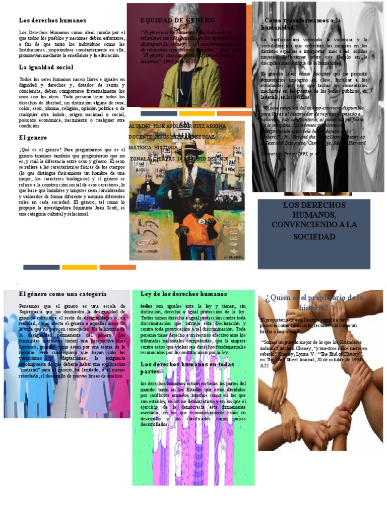 Folleto Sobre Los Derechos Humanos | PDF | Género | Estudios de género