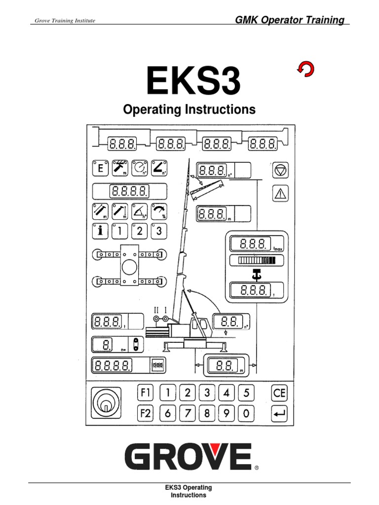 Pdf Eks 3 Instructions Pdf Crane Machine Truck