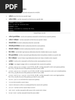 Diskpart Commands Full List | PDF