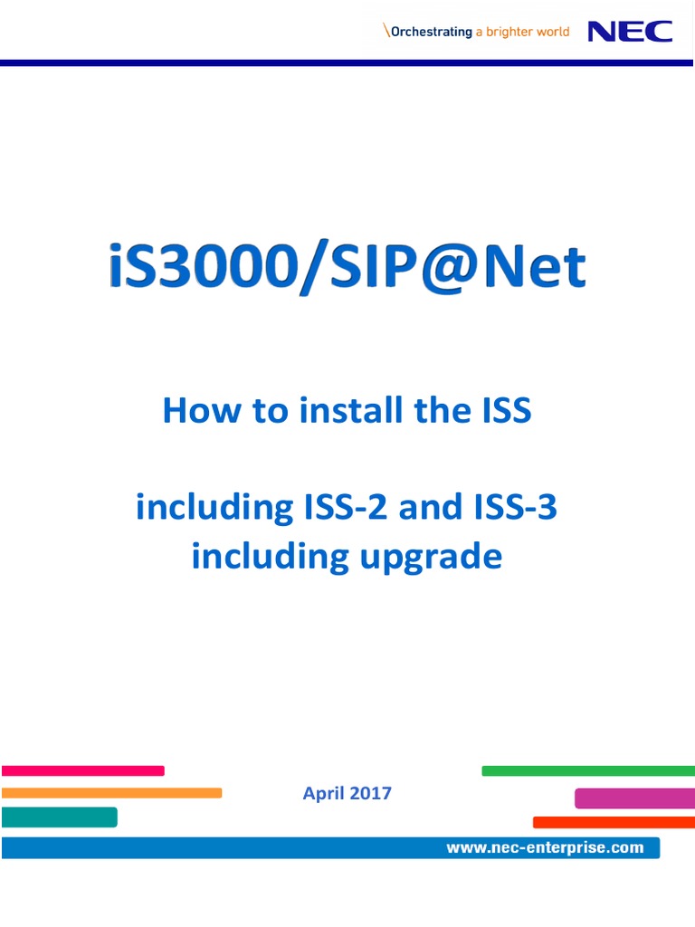 NEC SIP@Net - Installation Manual - ISS | PDF | Ip Address | Remote ...