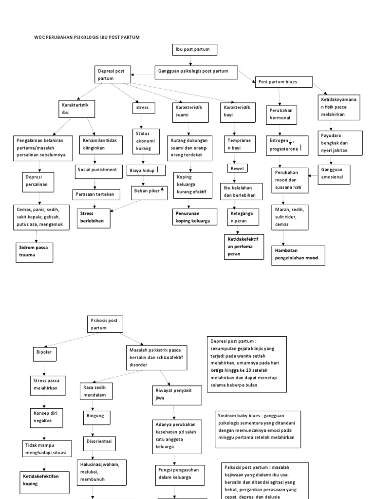 Woc Perubahan Psikologis Postpartum | PDF