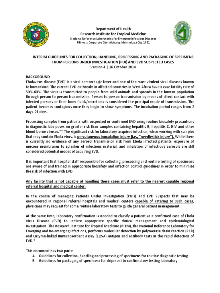 RITM (Philippines) | Download Free PDF | Ebola Virus Disease ...