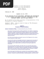 RA 10654: Fisheries Code Amendments | PDF | Fisheries Management | Fine ...